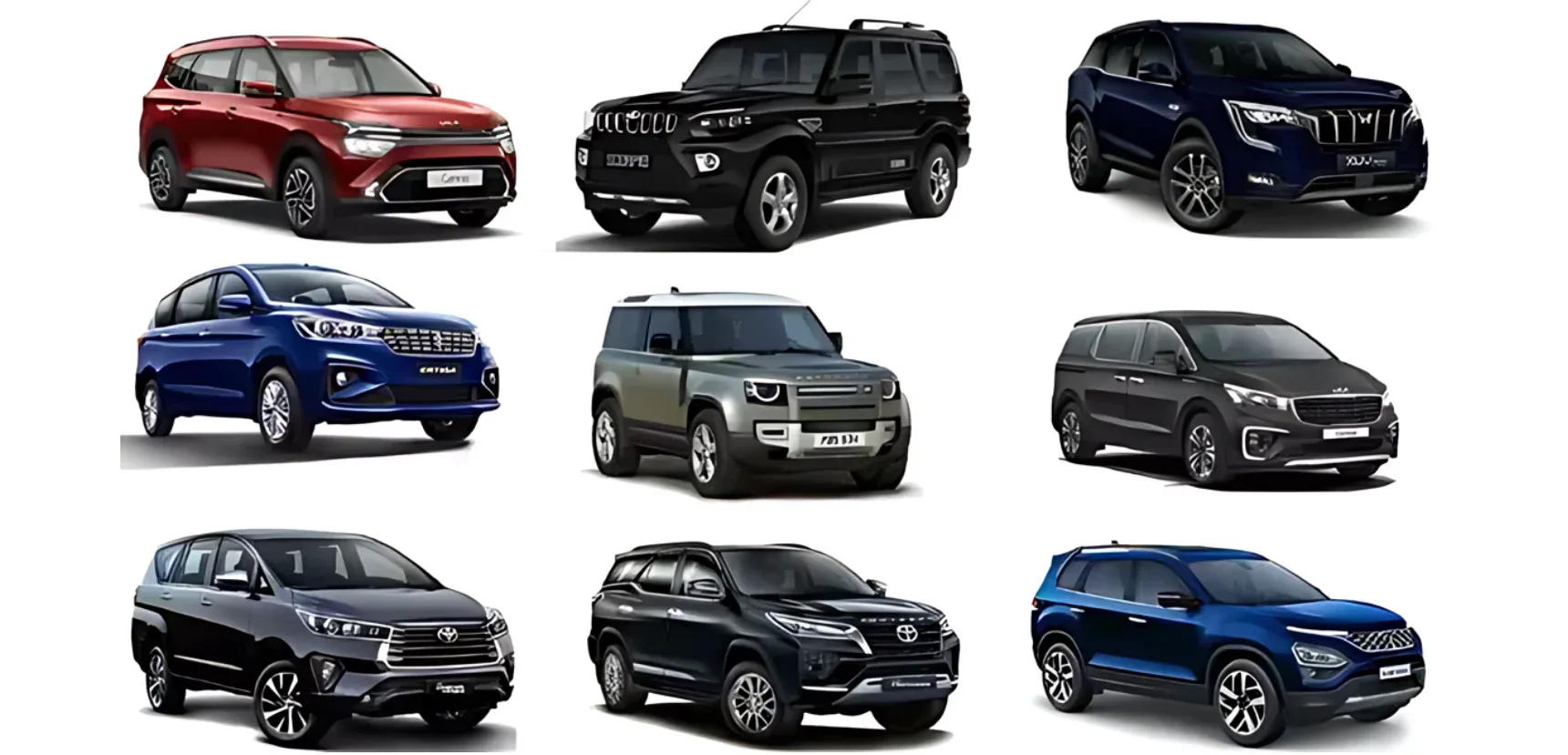 Which is Best 7 Seater Car for Family trip