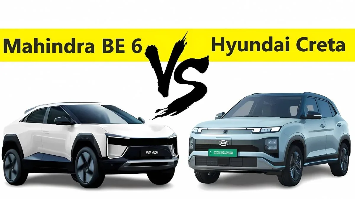 Mahindra BE6 vs Hyundai Creta EV comparison — Electric SUV